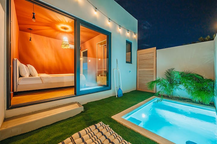 Cozy Luxe Pool Stay • 6 Min Walk To Palm Beach - Aruba