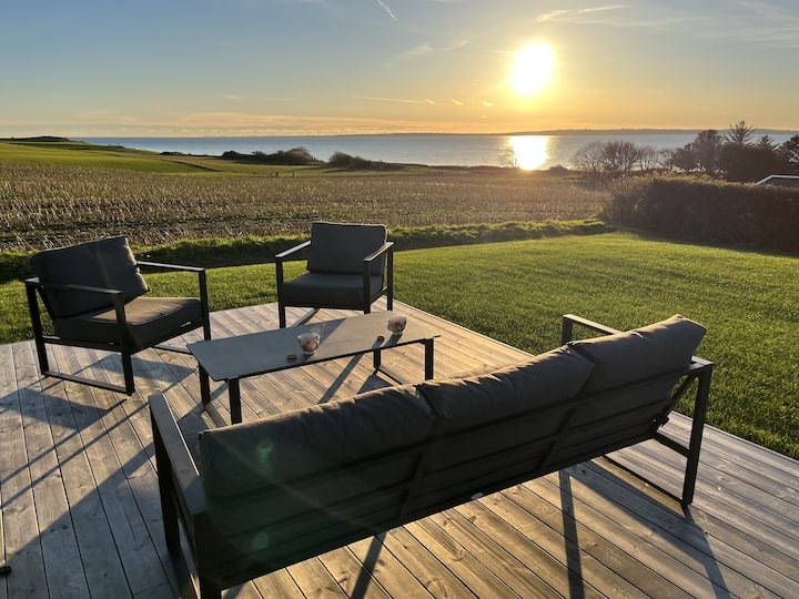 Nybygget Sommerhus M. Havudsigt Og Badestrand - Denmark