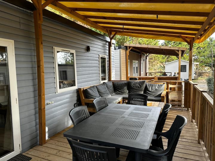 Mobil Home Domaine De La Yole Camping 5* - Vendres