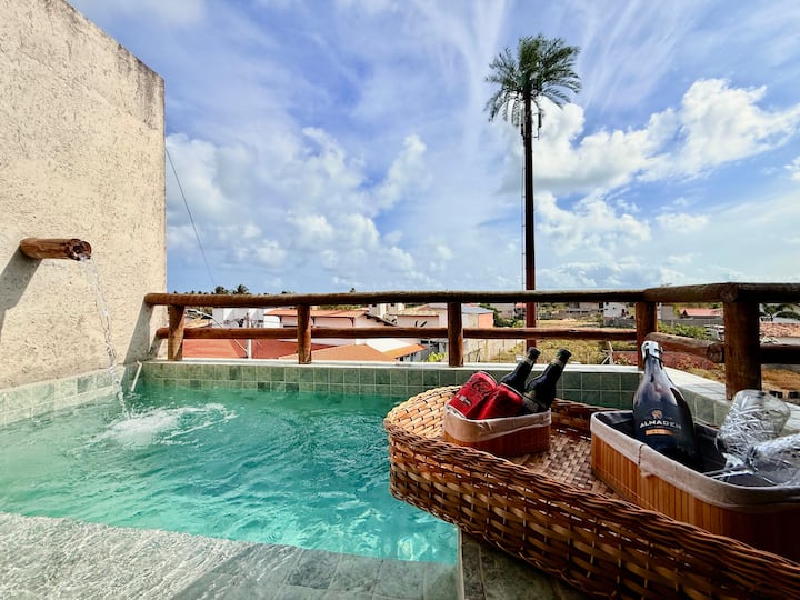 Rooftop Com 4 Suítes Na Praia Do Patacho - Brasil