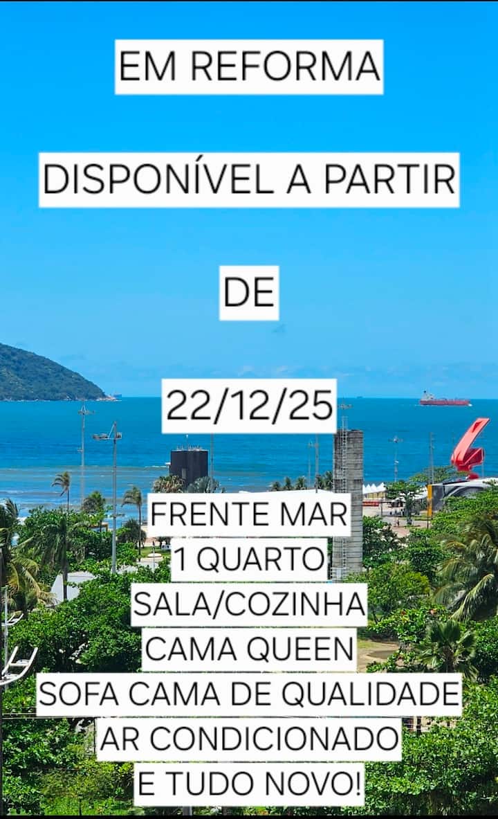 Lindo Apt Frente Mar Perto De Tudo Garagem Ar Etc - Santos