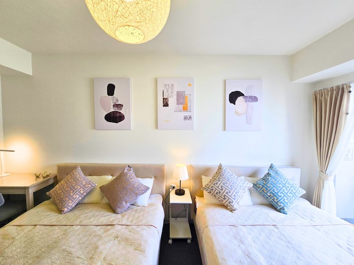 上質なラグジュアリールーム｜Jr環状線まで徒歩5分｜大阪の眺望 - Ōsaka