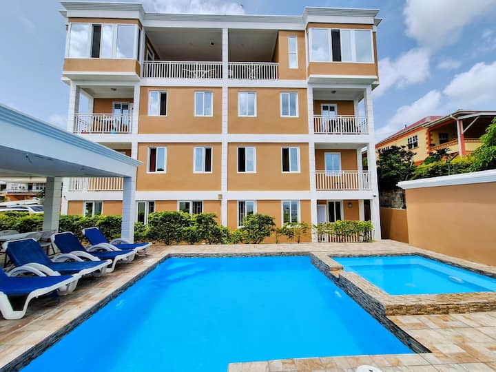 Stunning Ocean, City & Pool View 2 Bedroom Apt. - Dominica