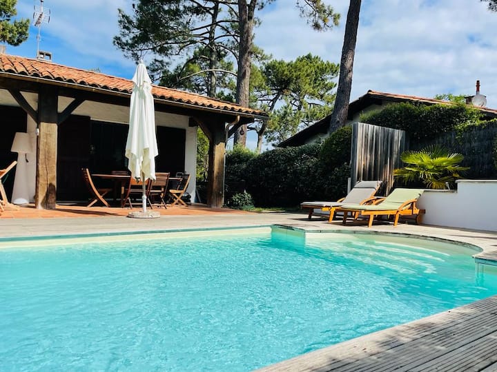 Samaria : Villa Familiale Avec Piscine Au Moulleau - Arcachon