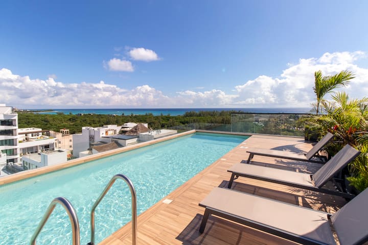 Hermoso Departamento Nuevo A Pasos De La Playa - Playa del Carmen