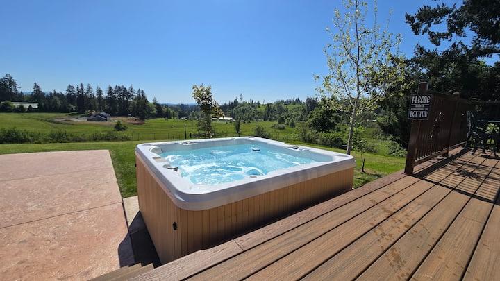 Countryside Home With Hot Tub, Close To Uo & Town - Springfield, OR