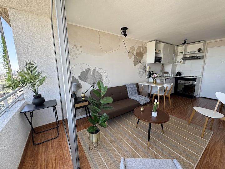 Piso 21-sky View
1 D-metro P. Almagro.
Piscina/gim - Santiago