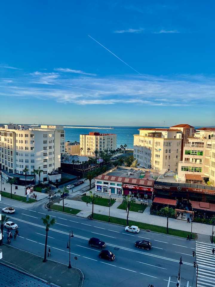 Séjour Bord De Mer |Terrasse |Clim | Parking |Wifi - Tangier
