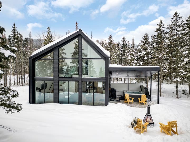 Chalet Scandinave à St-urbain - Charlevoix