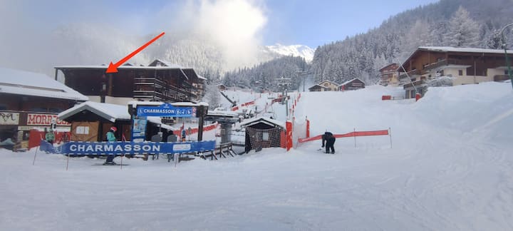 Appart' A Valfrejus Au Pied De Télésiège & Piste - Modane