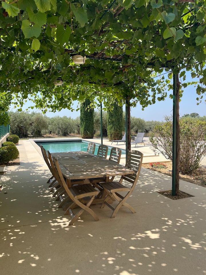 Maison Climatisée Avec Piscine Sécurisée ! - Beaumes-de-Venise