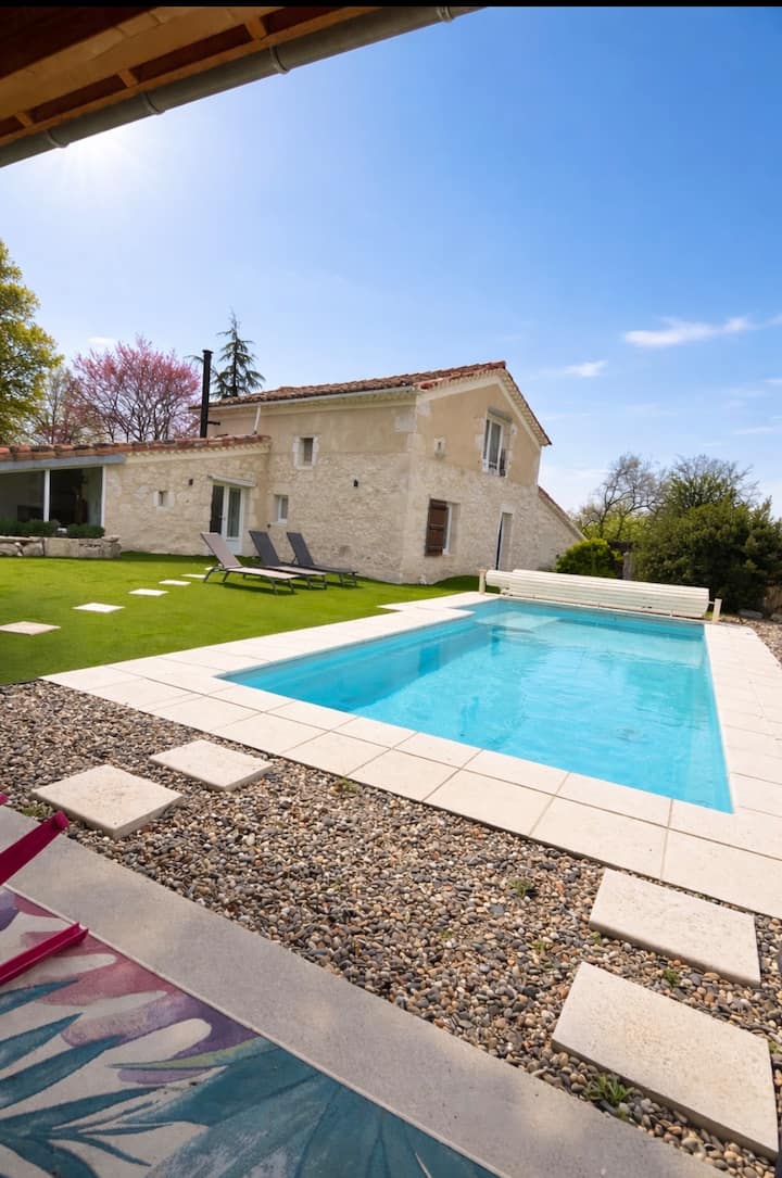 Maison Raiv, Charme Confort 8/10 Personnes - Lectoure