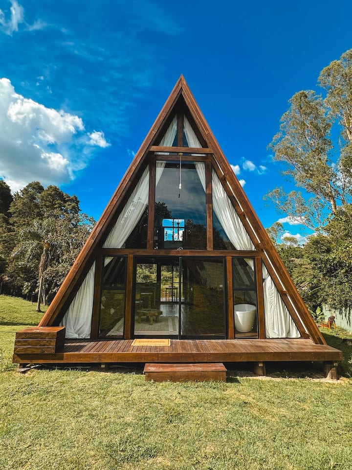 Cabana C/ Vista Para O Lago *Café Da Manhã Incluso - São Roque