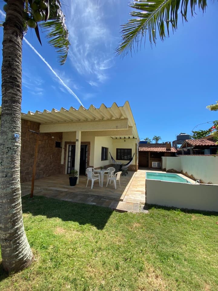 Casa 4 Qtos, Piscina Cond Verão Vermelho C.frio - Cabo Frio
