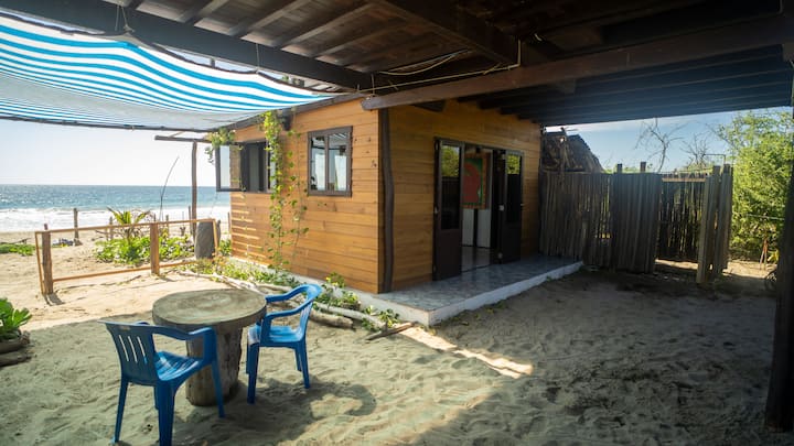 Oceanfront Ecocabaña, Peaceful Retreat In Chacahua - Mexico