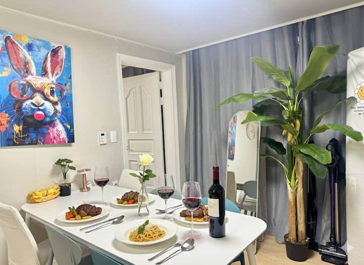 계산역 도보 3분, 3 Room 넓고 아늑한 집, 인천공항 40분 - Incheon