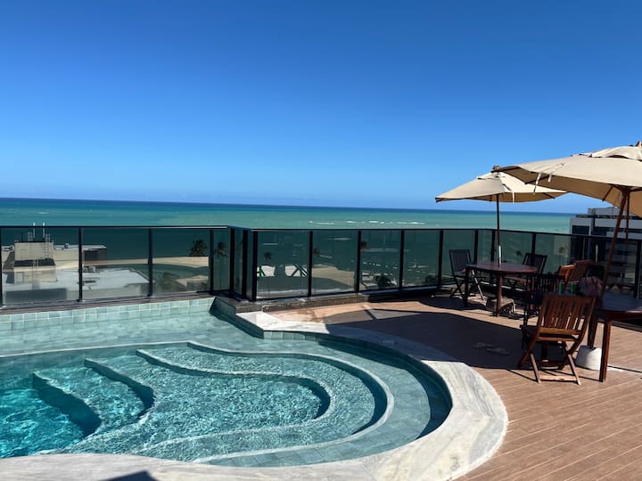 Apartamento Vista Mar • Piscina- Sauna- Academia - Alagoas