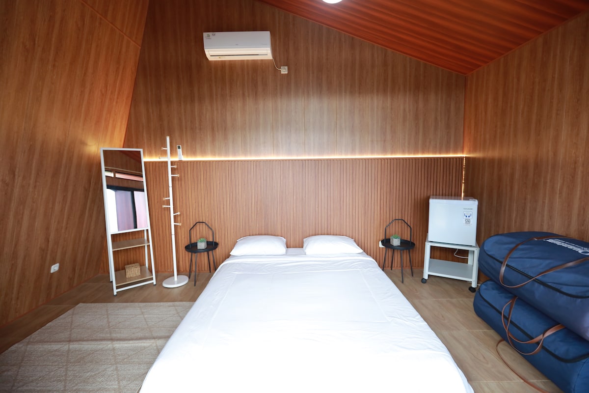 Campamento natural Tilu Bumi - Baño compartido en la cabaña - Cabañas ...