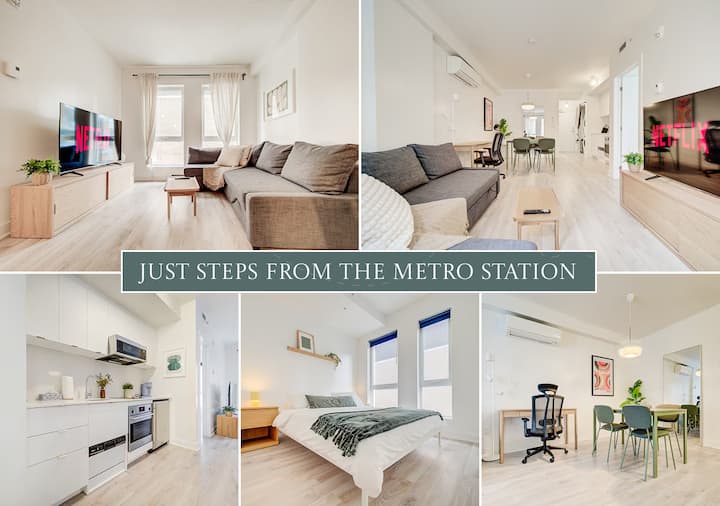 Sunlit & Serene 1br Apartment Steps From Metro - Quebec