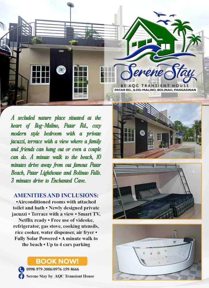 Serene Stay By Aqc Transient House - Bolinao