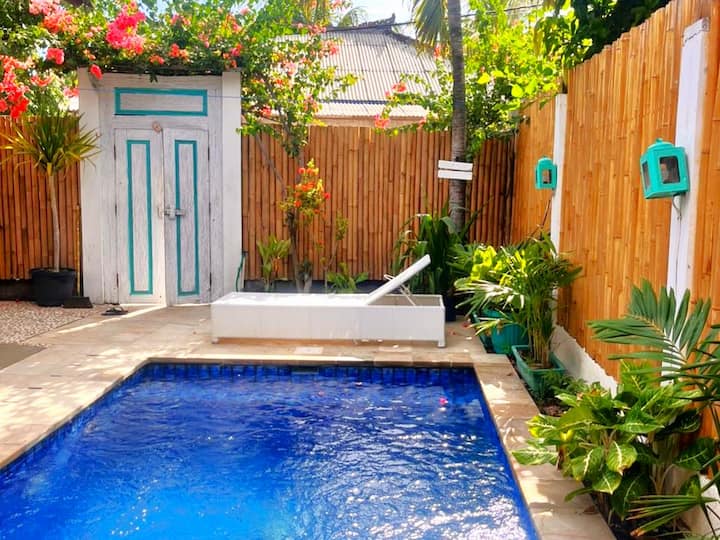 2br House | Private Pool & Kitchen | Near Harbor - Gili Islands