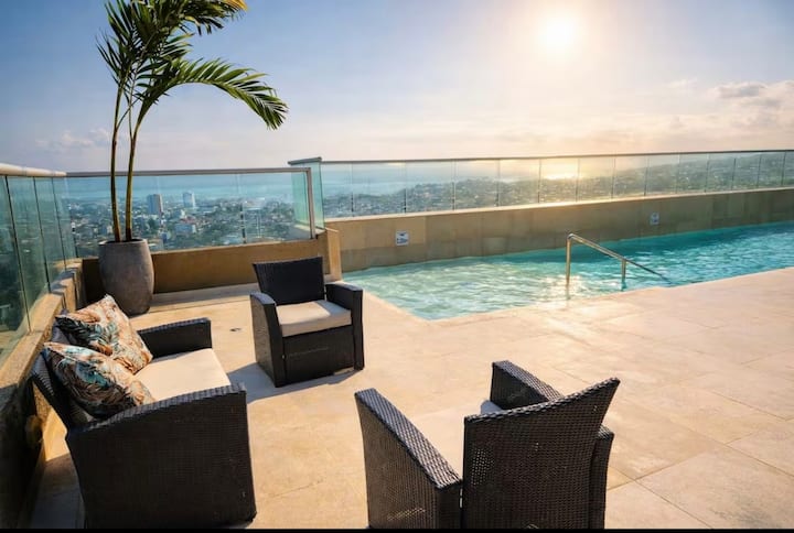 Vista Al Mar, Piscina, Aire 3hab + Agua Caliente - Cartagena, Colombia