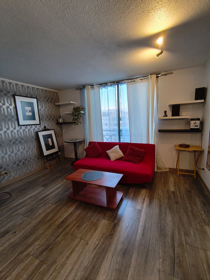 Departamento Amoblado Metro Uc Vista Cordillera - Santiago