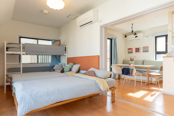 Crest House・shinjuku 10 Min・1br 43㎡ 6 Pax・301 - Shibuya