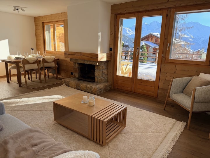 Appart D'1 Chb Refait à Neuf Avec Vue Imprenable - Verbier