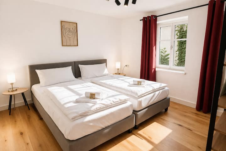 Fachwerk Loft Am Kocher - Balkon - 6 Pers - Parken - Schwäbisch Hall