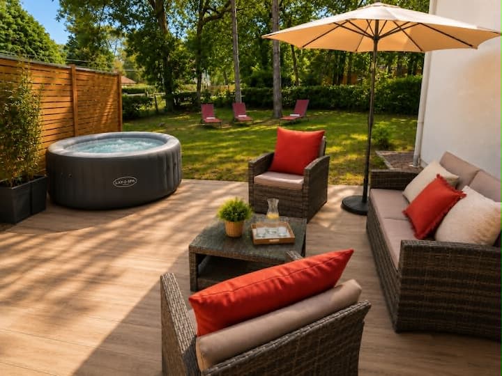 Villa De Charme 11 Pers Jacuzzi -Nature - Océan - Messanges