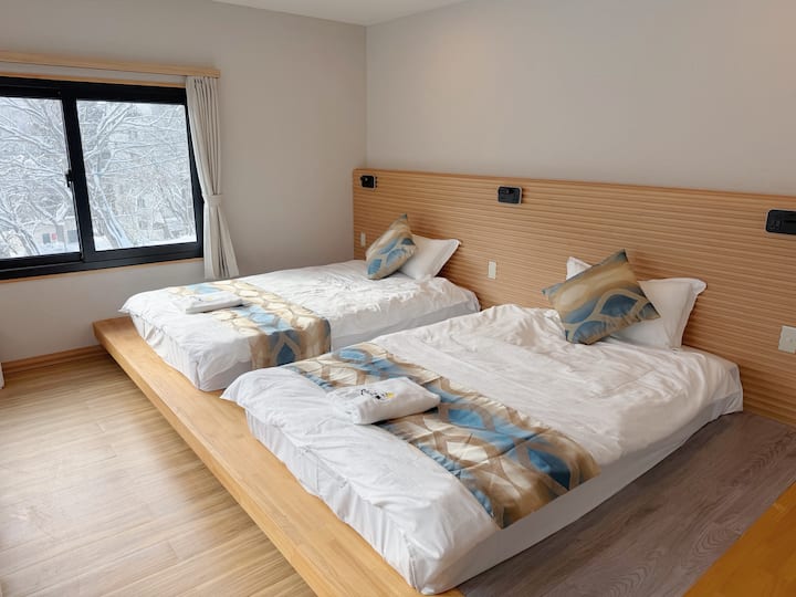 近苗場滑雪場開車4分鐘/苗場サンバレーホテル/naeba Sunvalley Hotel/201 - Yuzawa