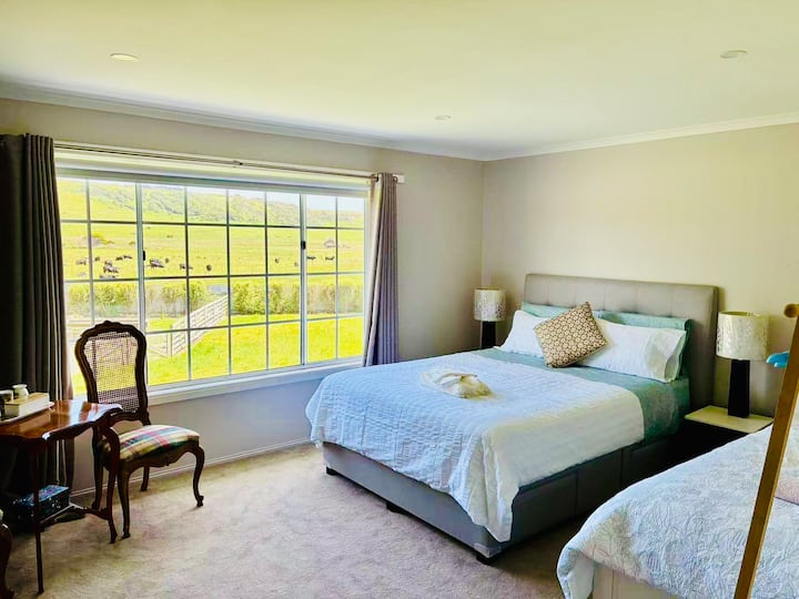 Bright Triple Room | Queen + King Single - Stanley