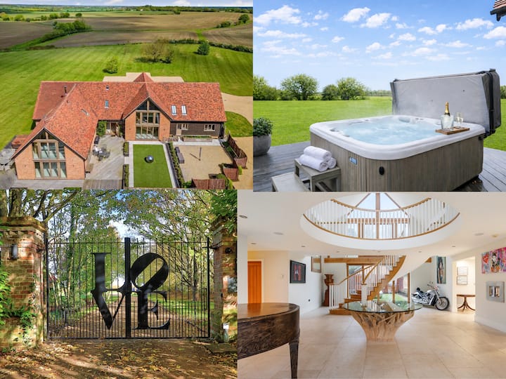 Hot Tub, Games Room, Ps5, 6 Acres - 8 Bedrooms - Chelmsford