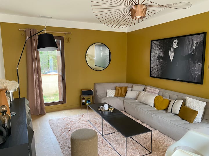 Maison Contemporaine, Terrasse, Piscine à Toulouse - Toulouse