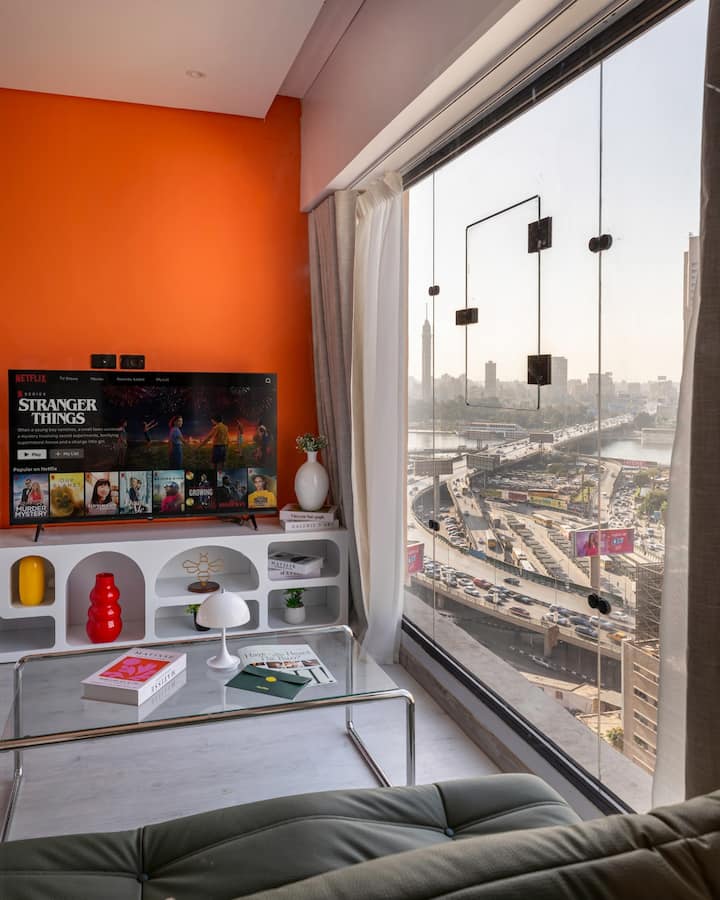 Staybee -Artists Gateway Room Nile View Downtown - Cairo