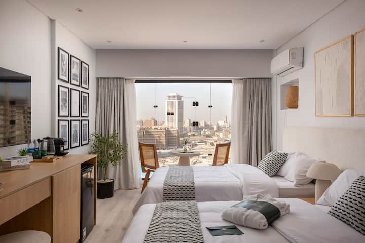 Staybee- The Clear-minded Den Room Downtown Cairo - Cairo