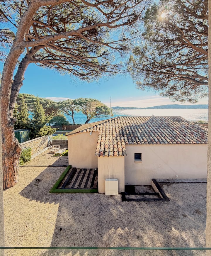 Duplex Luxe Vue Mer, Toit-terrasse, Plage 50m - Saint-Tropez