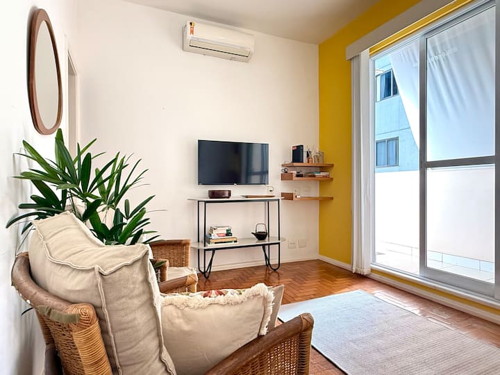 Apartamento Aconchegante Em Copacabana - Rio de Janeiro
