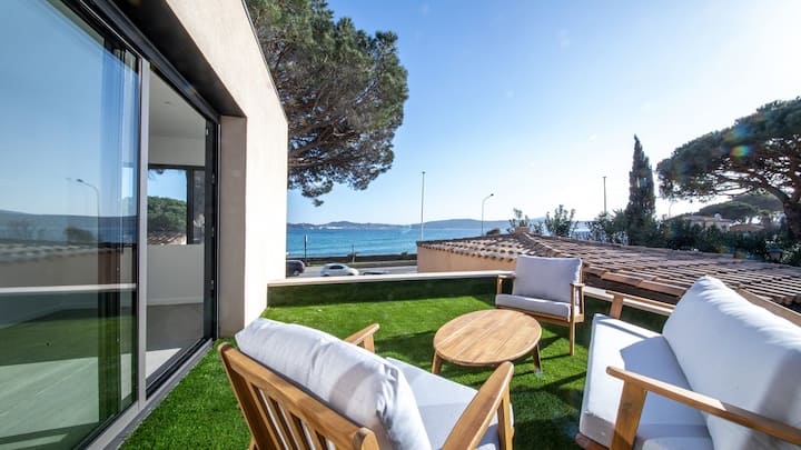 Appart 3 Chambres Face Mer Golfe De St Tropez - Grimaud