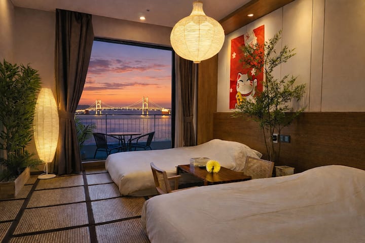 일본 료칸 풀오션뷰(5인)_인천대교 노을전망_인천공항15분(e20) - Zuid-Korea