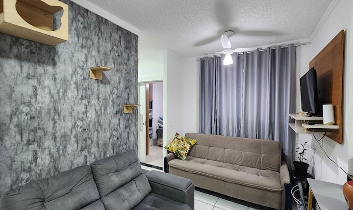 Conforto, Segurança, Privacidade, 10 Min. Da Praia - São Vicente