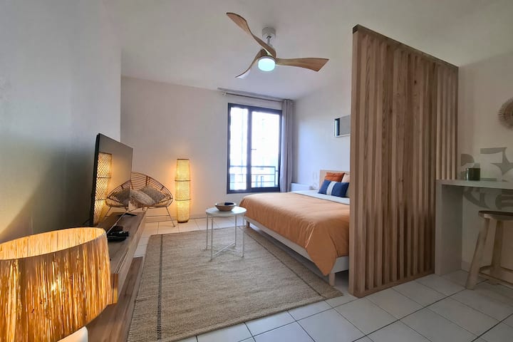 Le Petit Bali - Studio De Standing Et Accès Plage - Montpellier