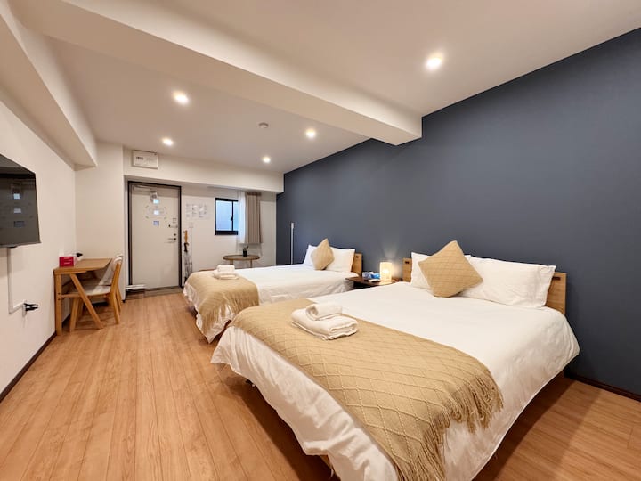 New Apt | 3 Metro Line/2 Mins Walk/1dk/max 4ppl - Osaka