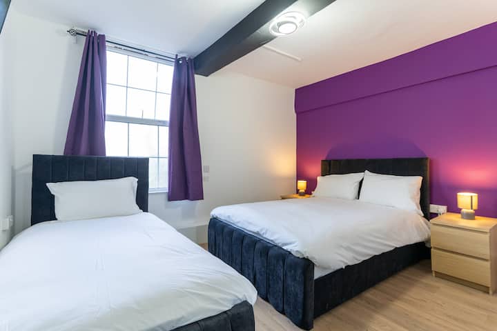 2 Bed Suite With Bathroom | Free Parking | Smarttv - イギリス ダービー