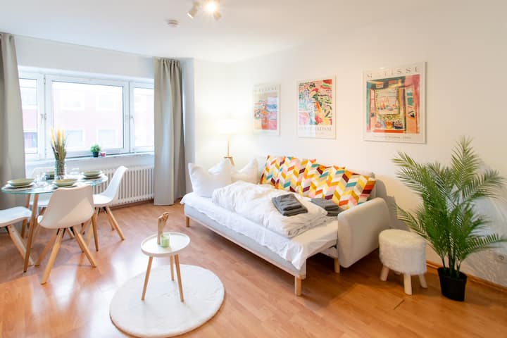 Helle 2-zimmer-wohnung Für 4 | Smart Tv | Top Lage - Essen