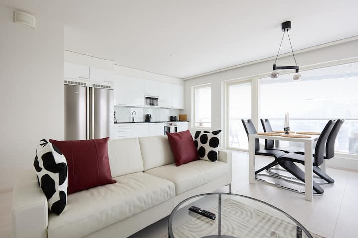 Perheystävällinen Merenranta-asunto Saunalla+wifi - Turku