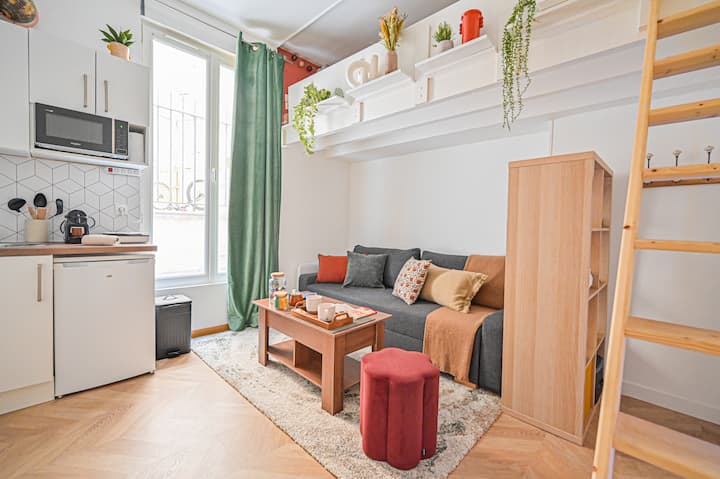 Eiffel Tower 50m – Cozy Studio - París