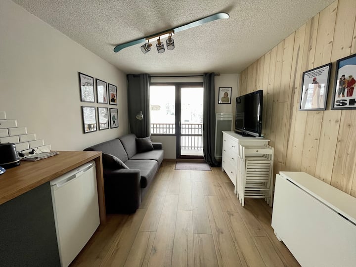 Studio Entièrement Rénové - Balcon - 4 Personnes - Chamrousse