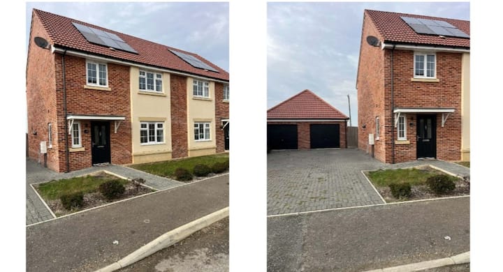 Spacious 4 Bedroom Home - Free Parking - Wisbech